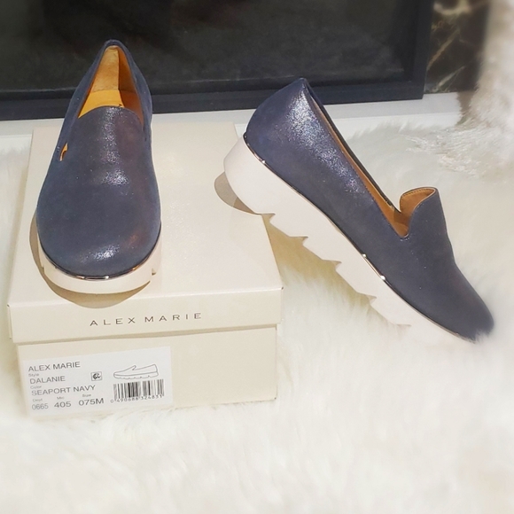 Alex Marie | Shoes | New Alex Marie Womens Dalanie Metallic Leather ...